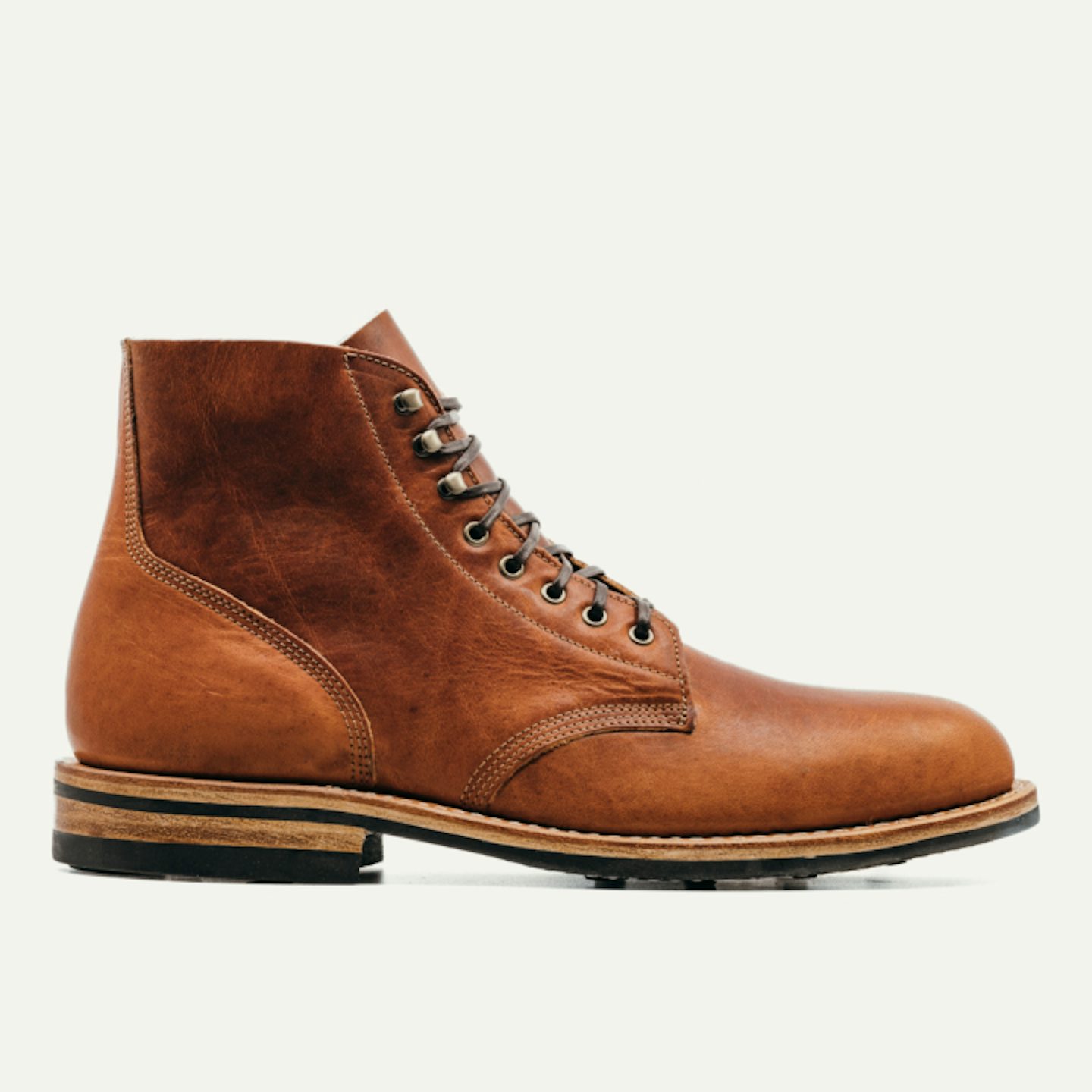 Field Boot - Horween English Tan Dublin, Dainite Rubber-Studded Sole ...