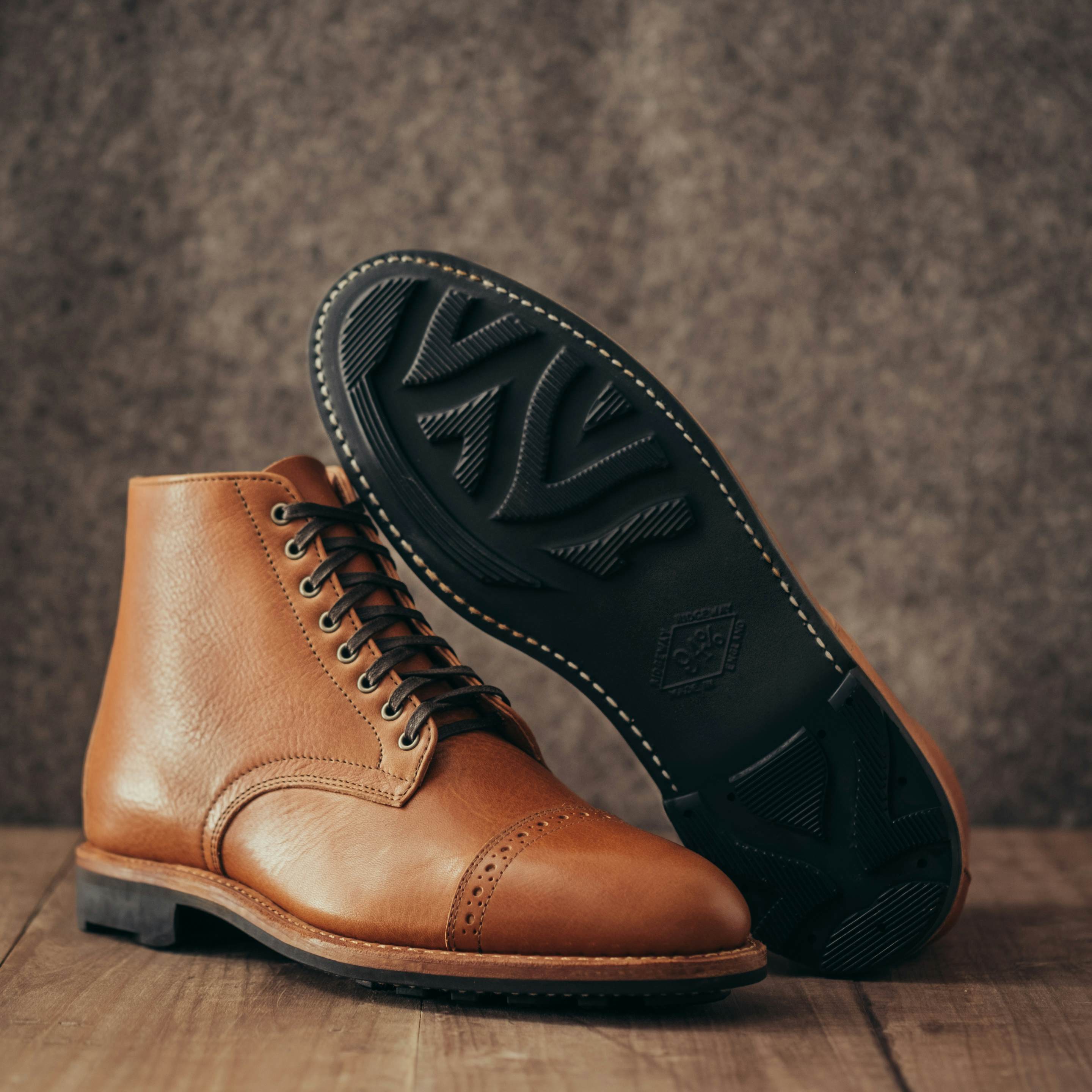 Cap-Toe Lakeshore Boot - No. 2 Tan Hashimoto, Dainite Ridgeway Sole by ...
