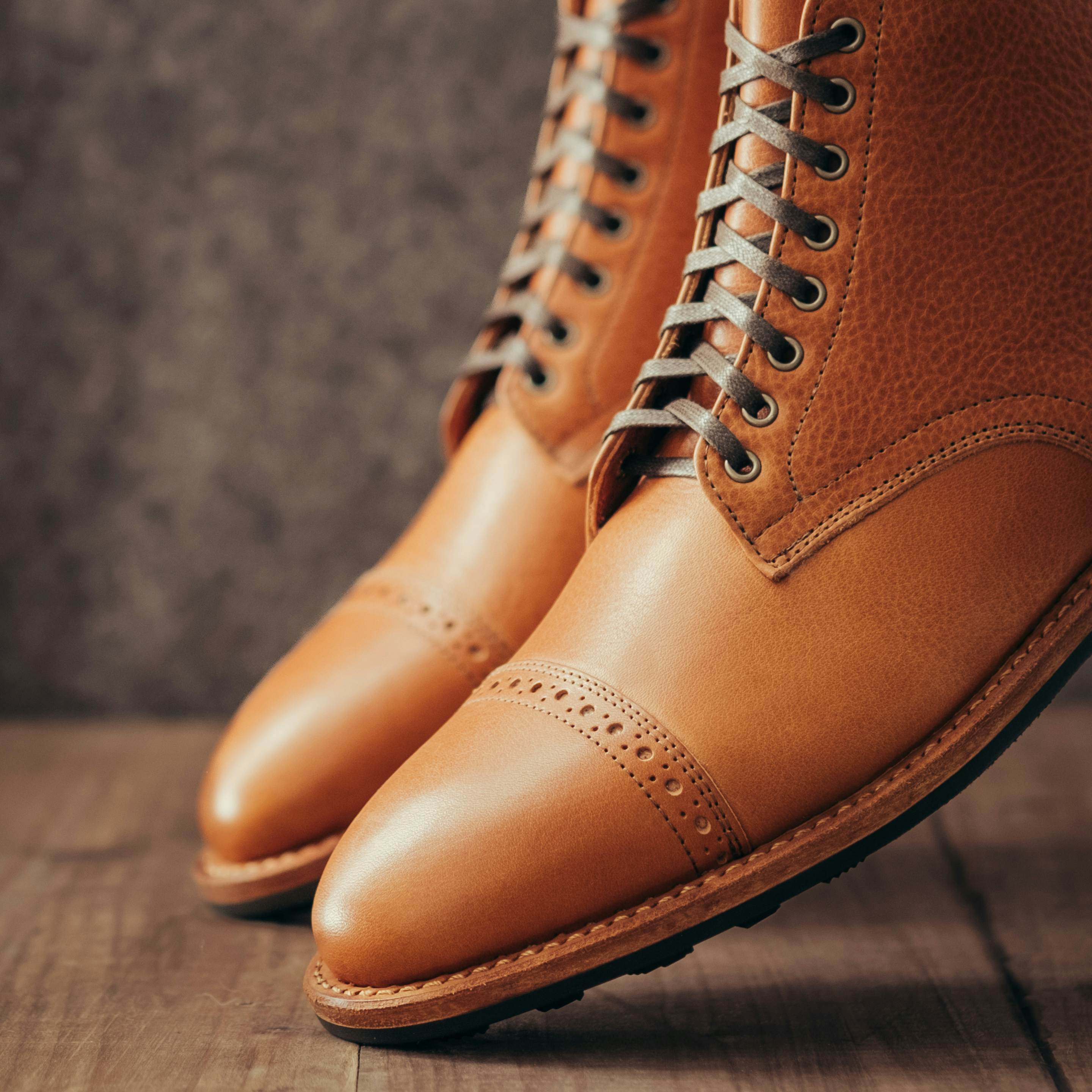 Cap-Toe Lakeshore Boot - No. 2 Tan Hashimoto, Dainite Ridgeway Sole by ...