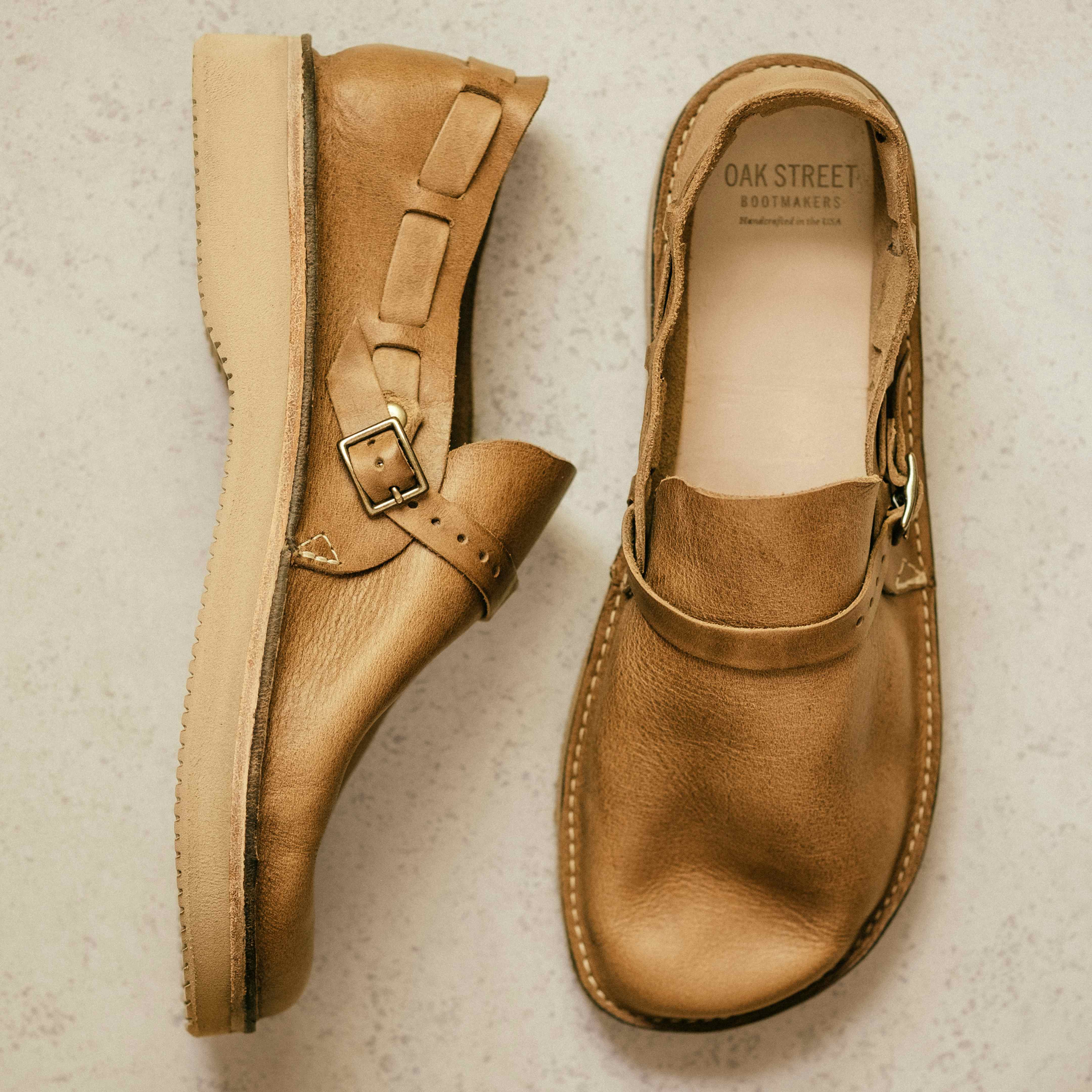 Country Loafer - Natural Chromexcel, Vibram 2060 Sole - Made in USA ...