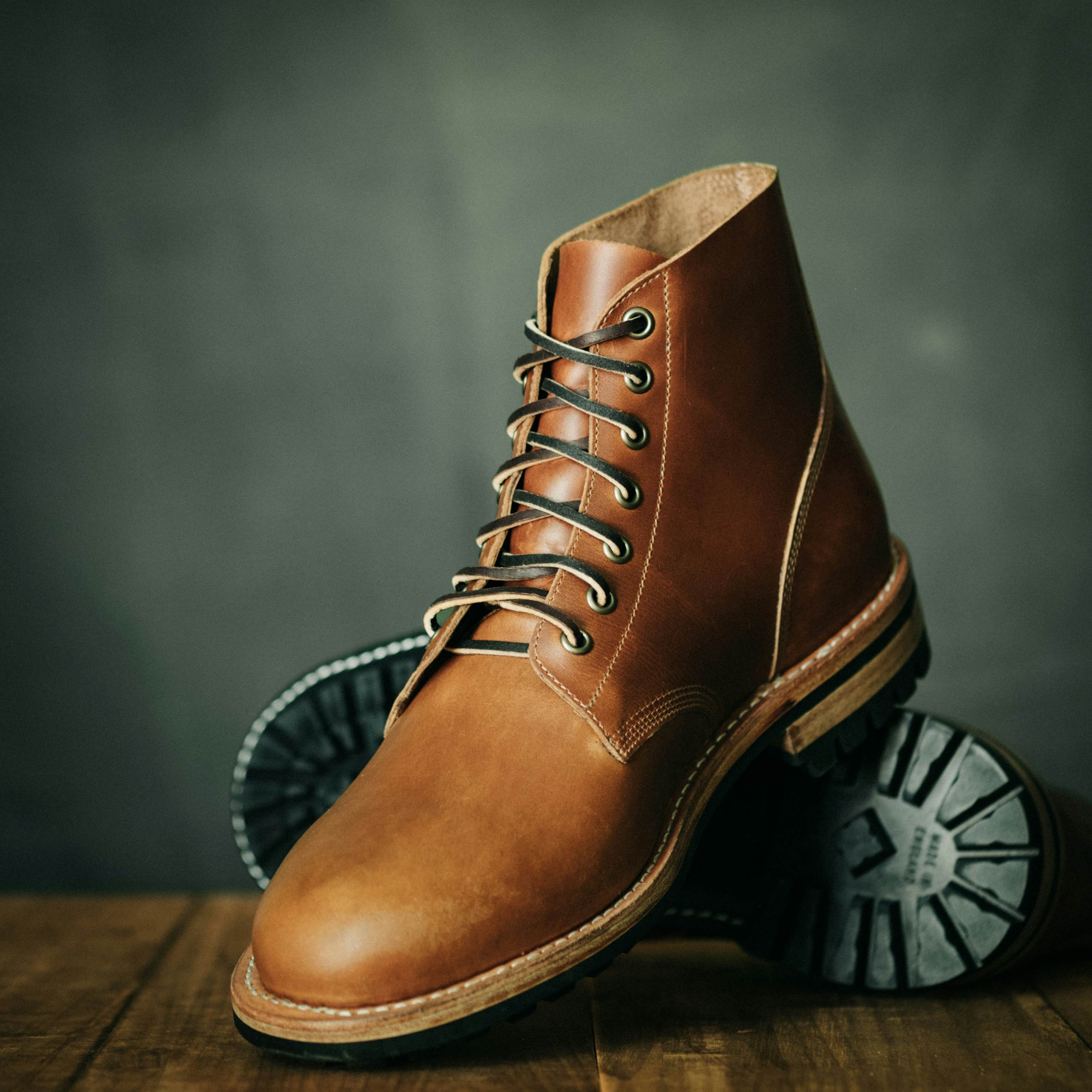 Field Boot - Seidel British Tan Domane, Commando Sole - Made in USA ...