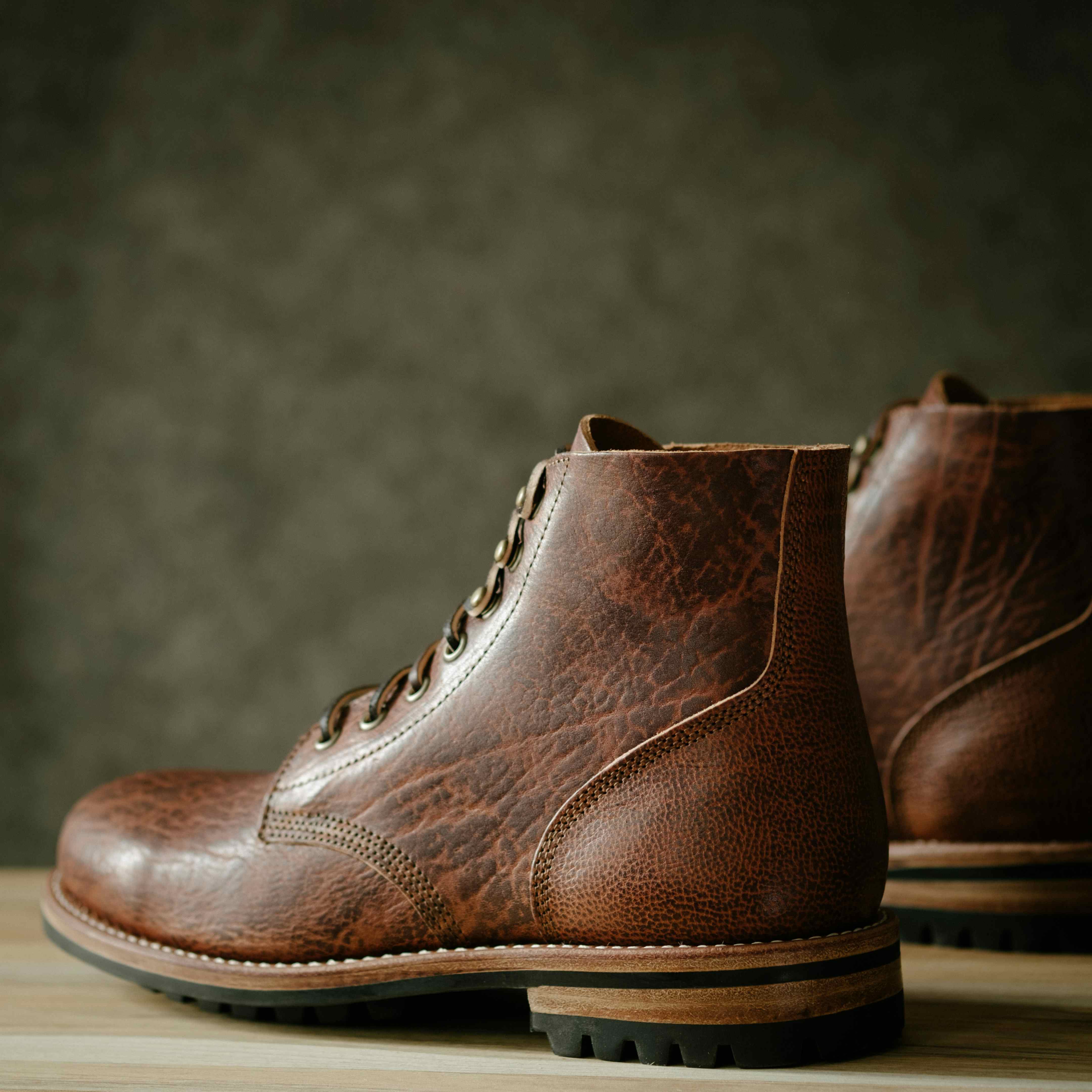 Field Boot - Badalassi Cognac Ness, Commando Sole - Made in USA | Oak ...