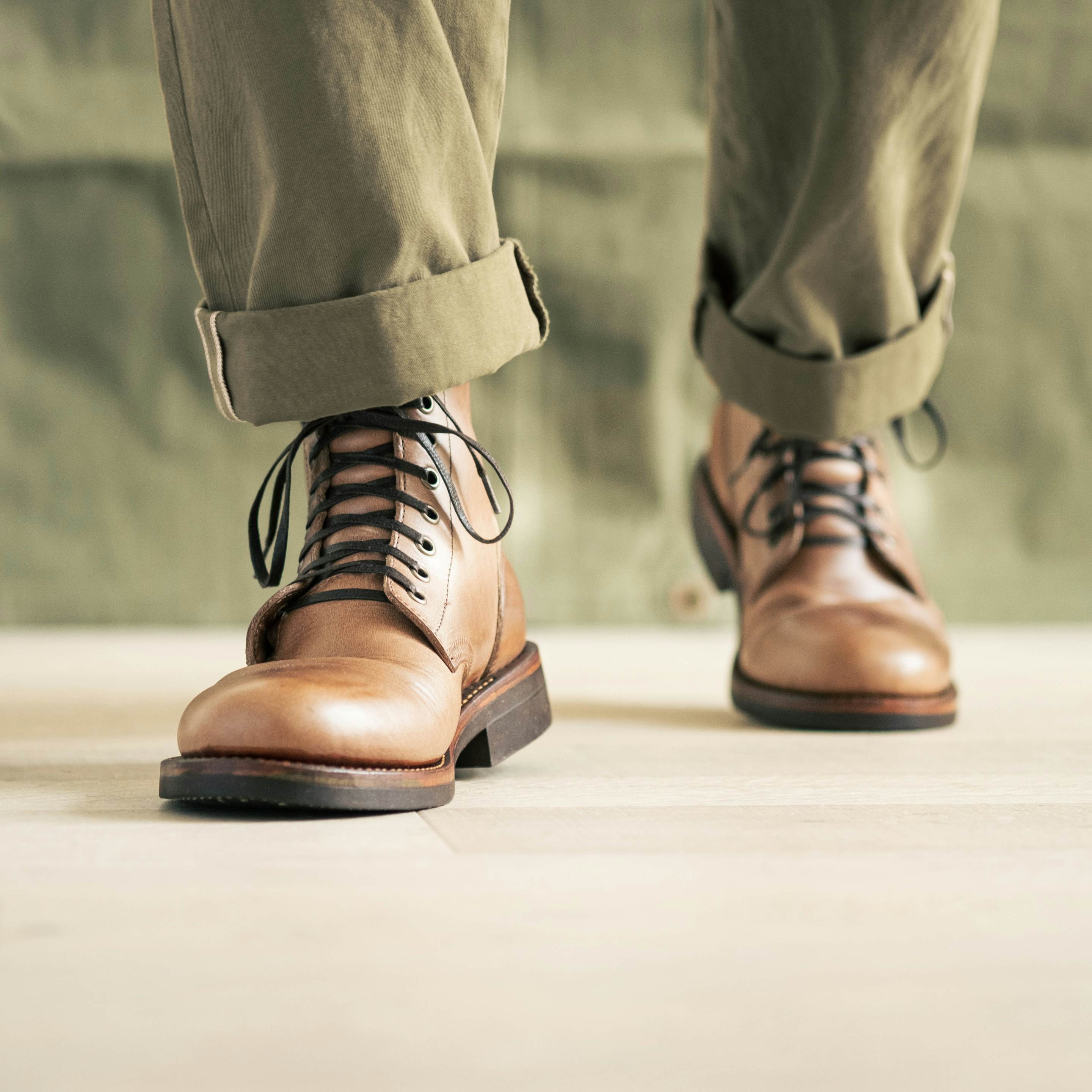 Field Boot - Natural Chromexcel, Vibram 700 Cork Sole - Made in USA ...