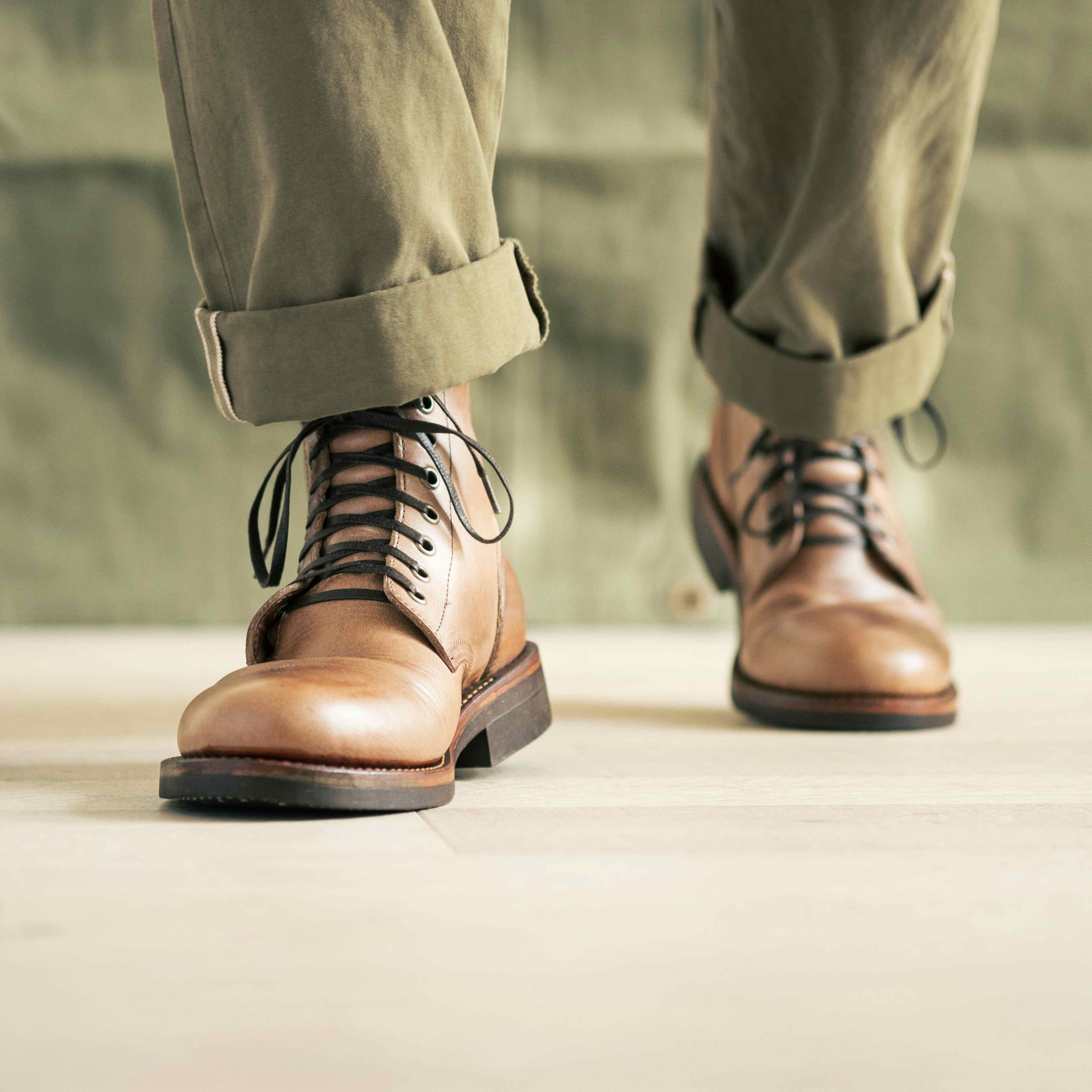 Field Boot - Natural Chromexcel, Vibram 700 Cork Sole - Made in USA ...