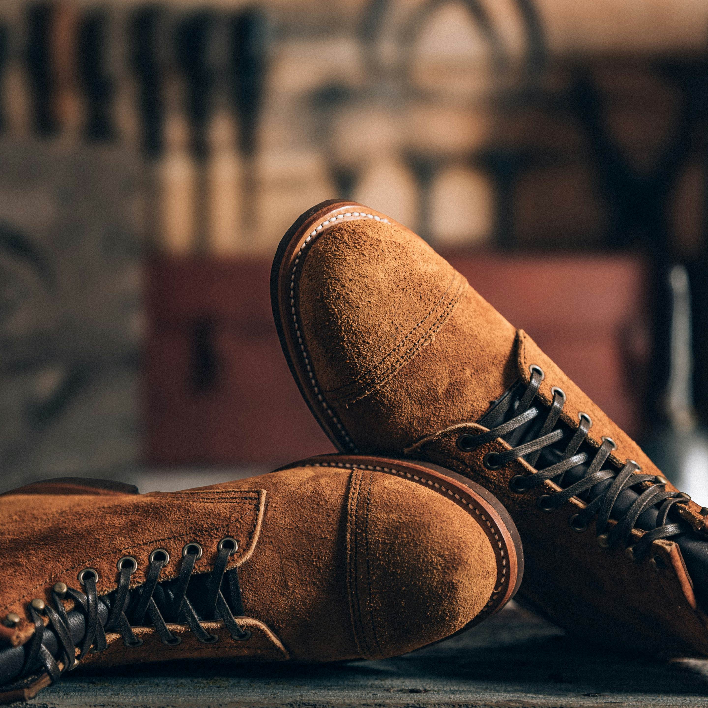 Mill Boot - Seidel Tobacco Stampede Roughout, Vibram 430 Mini-Lug Sole ...