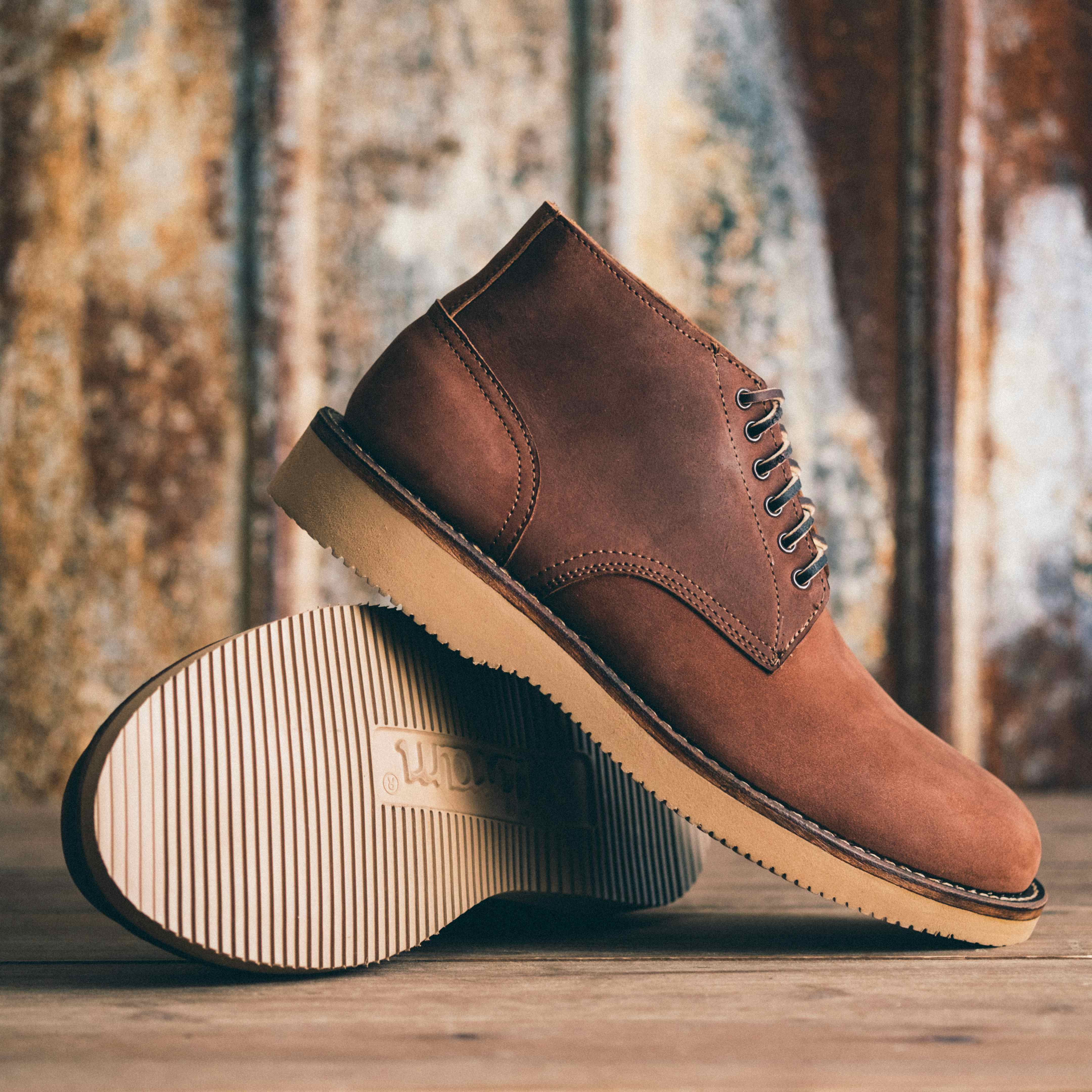 Trench Chukka - Horween Tobacco Chamois, Vibram 2060 Sole - Made in USA ...