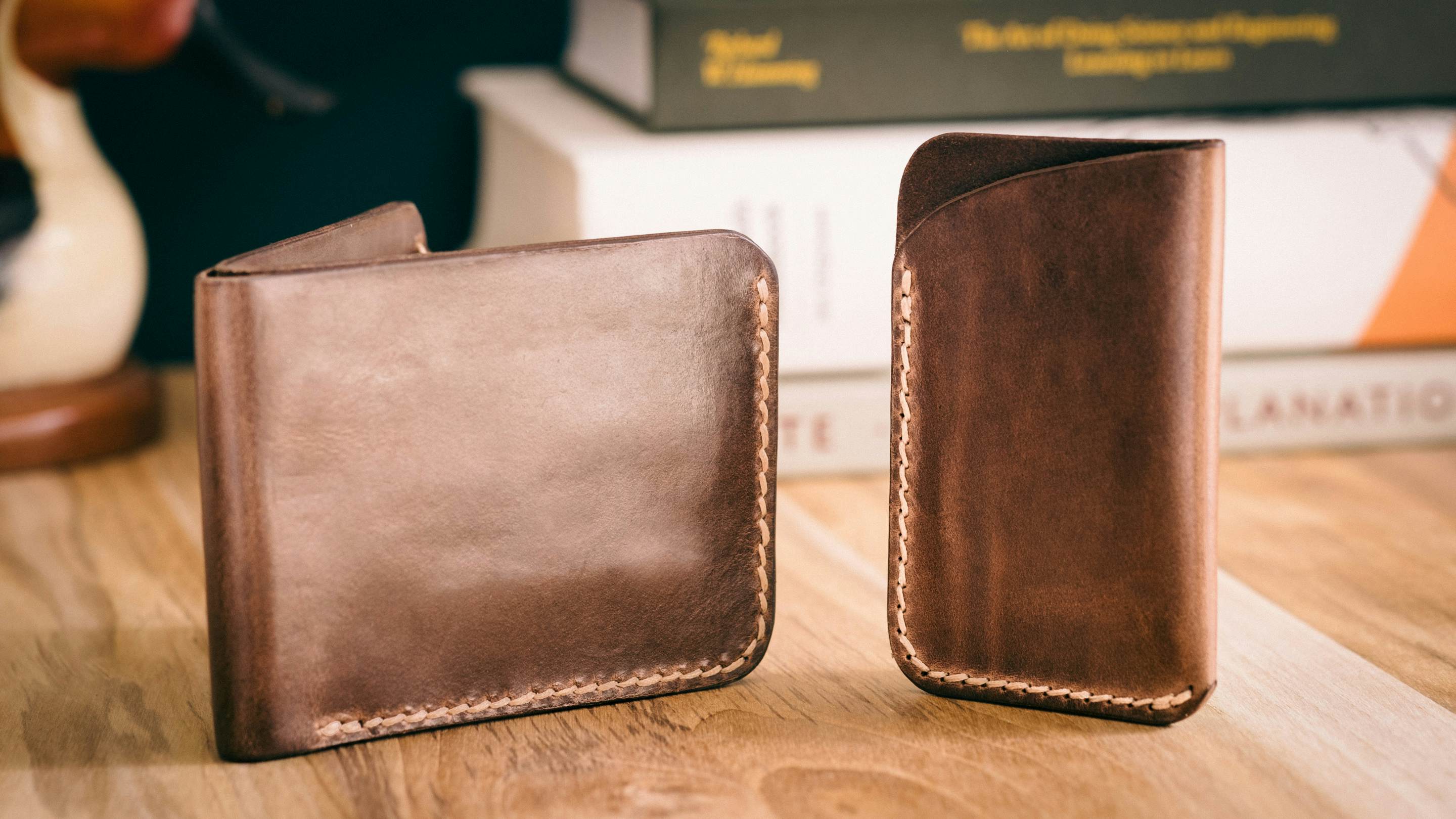 Bifold Wallet - Natural Chromexcel - Made in USA | Oak Street Bootmakers