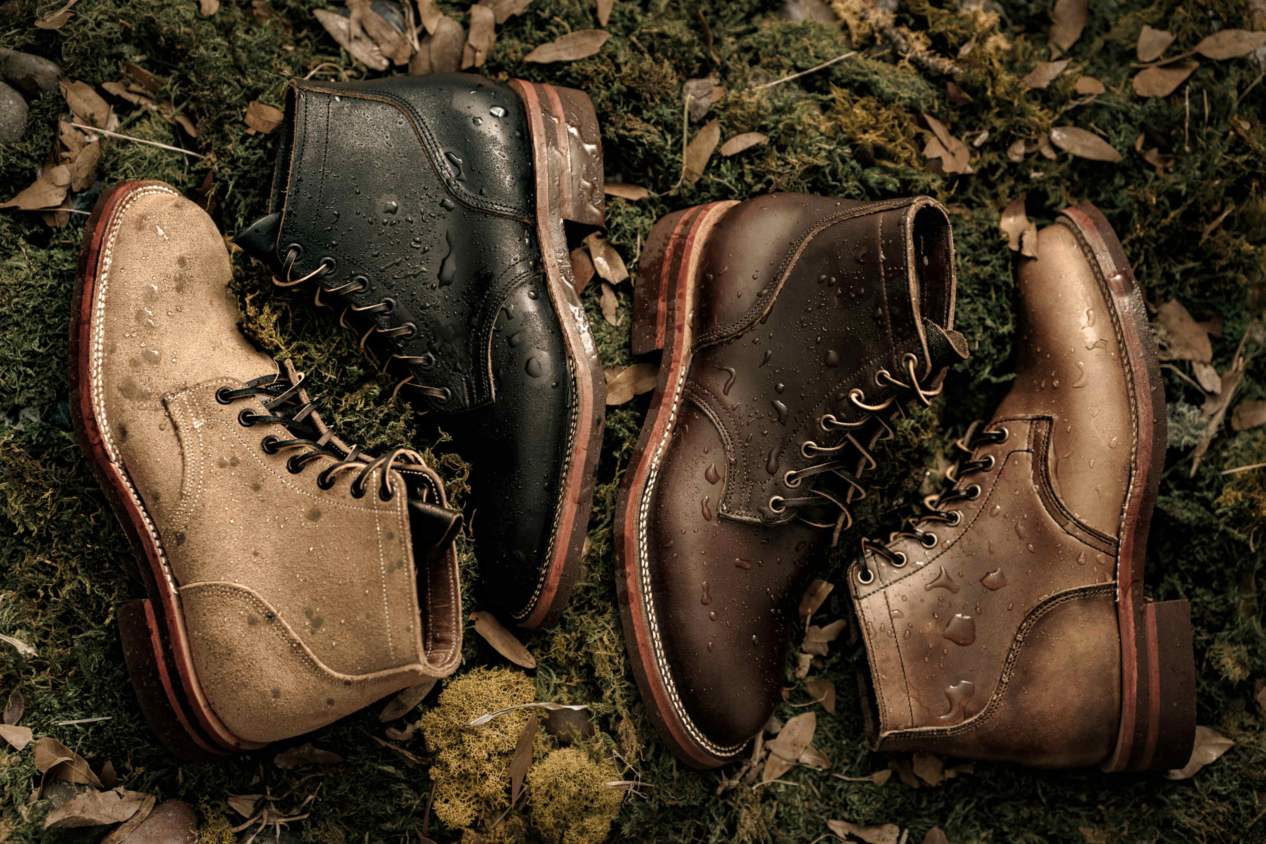 Storm Boot - Horween Natural Chromexcel Roughout, Vibram 700 Cork Sole ...