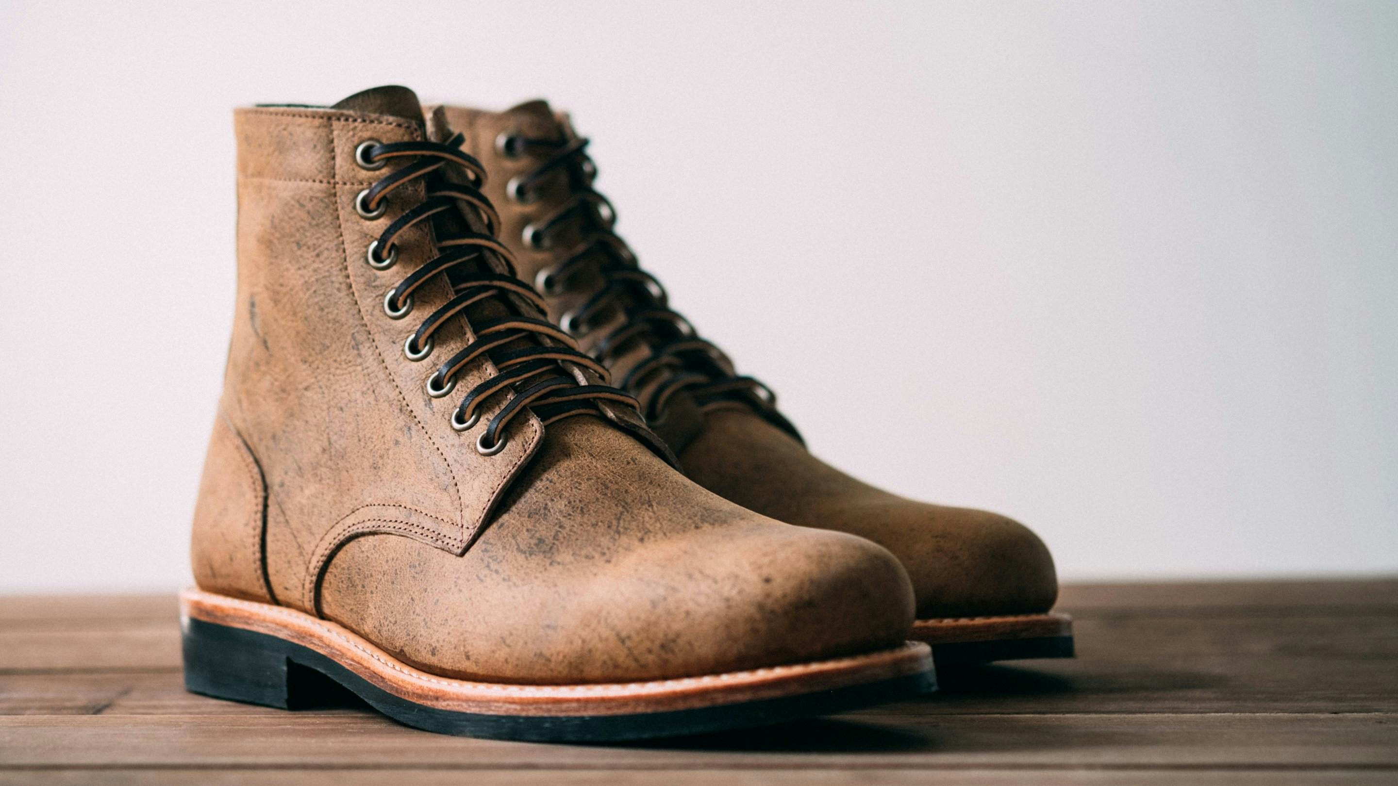 Trench Boot - Gaucho Waxed Kudu, Vibram 430 Mini-Lug Sole - Made in USA ...