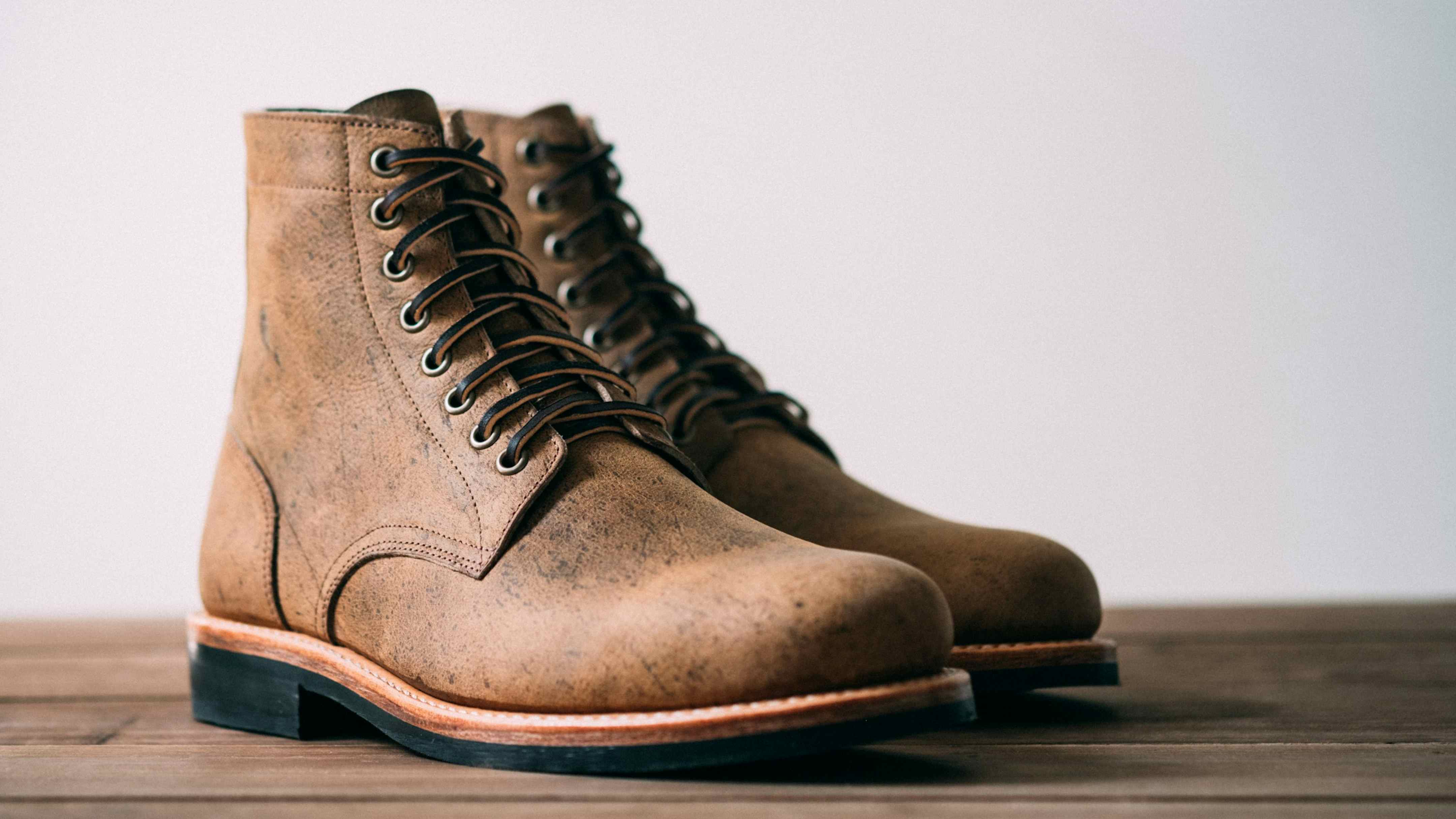Trench Boot - Gaucho Waxed Kudu, Vibram 430 Mini-Lug Sole - Made in USA ...